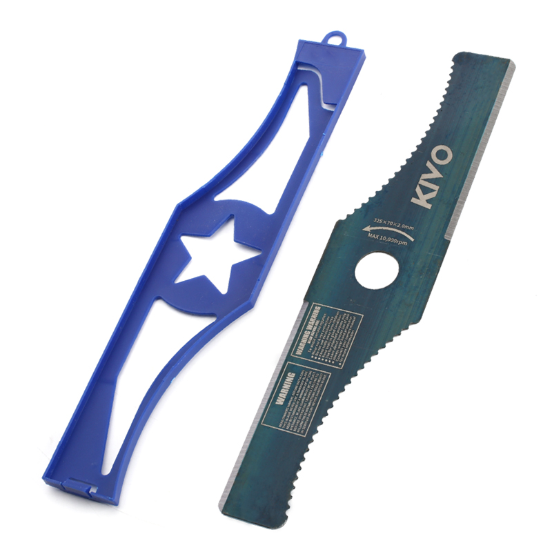 Brush cutter blade S-shaped 13 inch/2T SK5 serrate... – Grandado