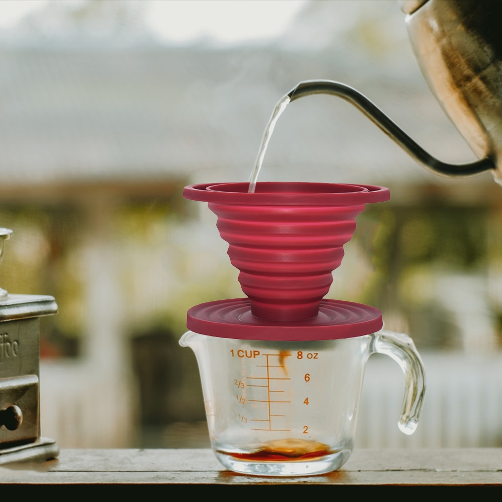 Collapsible Reusable Silicone Coffee Dripper Filte... – Vicedeal
