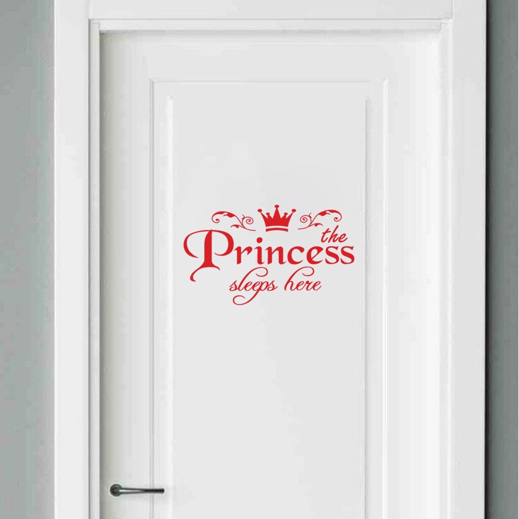 Princess Letter Wall Sticker Removable Self Adhesi... – Grandado