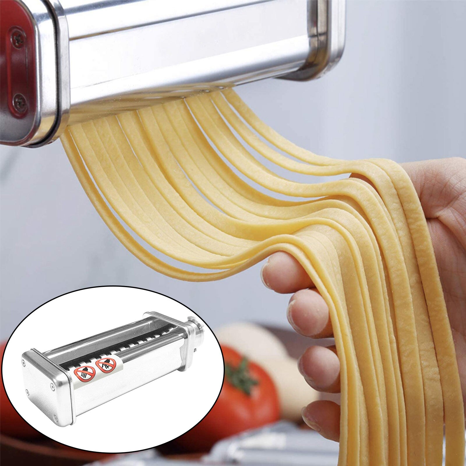 Alloy Stainless Steel Pasta Maker Attachment Spagh... – Grandado