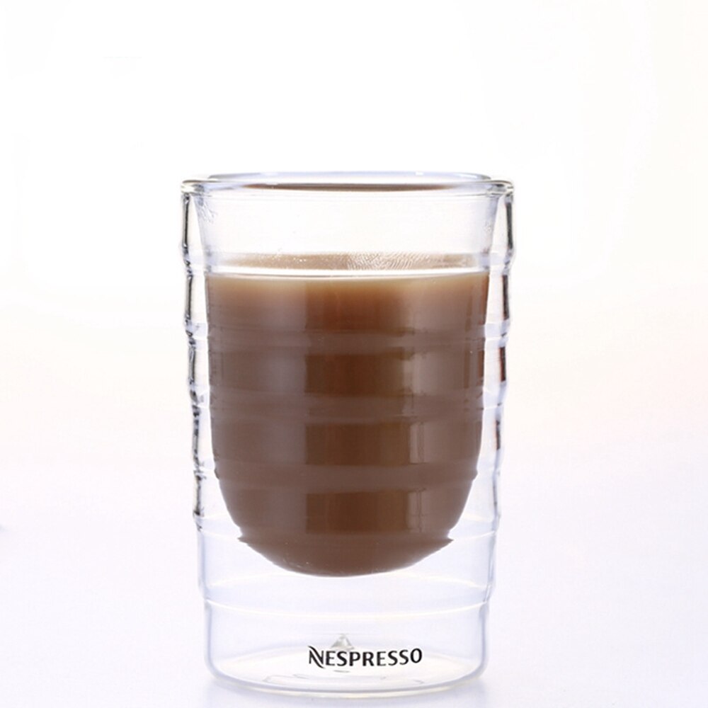 6 stks/partij Caneca Handgeblazen Dubbele Muur Wei... – Vicedeal