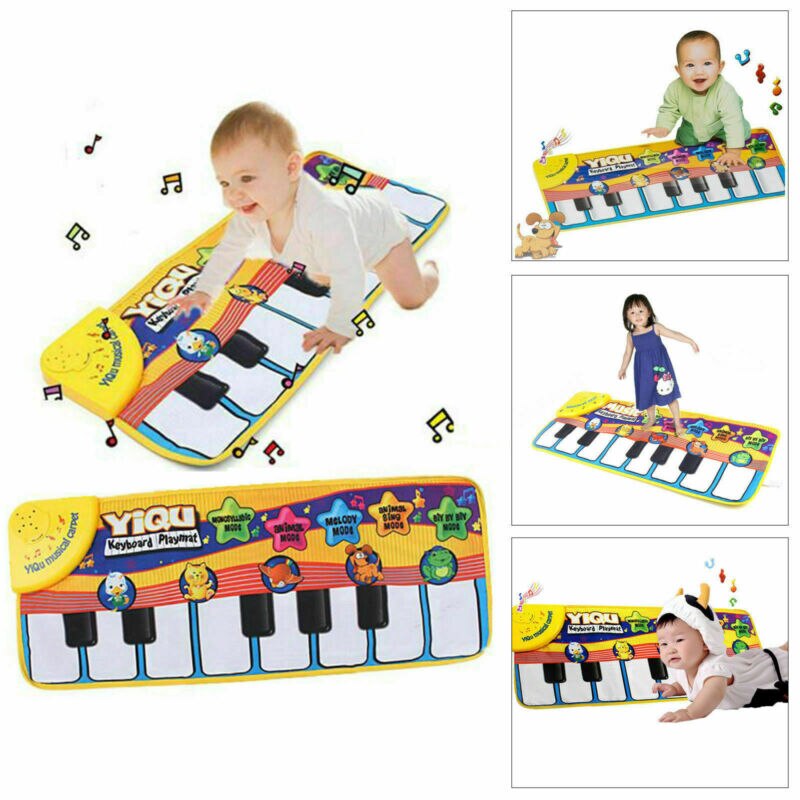 Musical Music Kid Piano Play Baby Mat Animal Educa... – Grandado