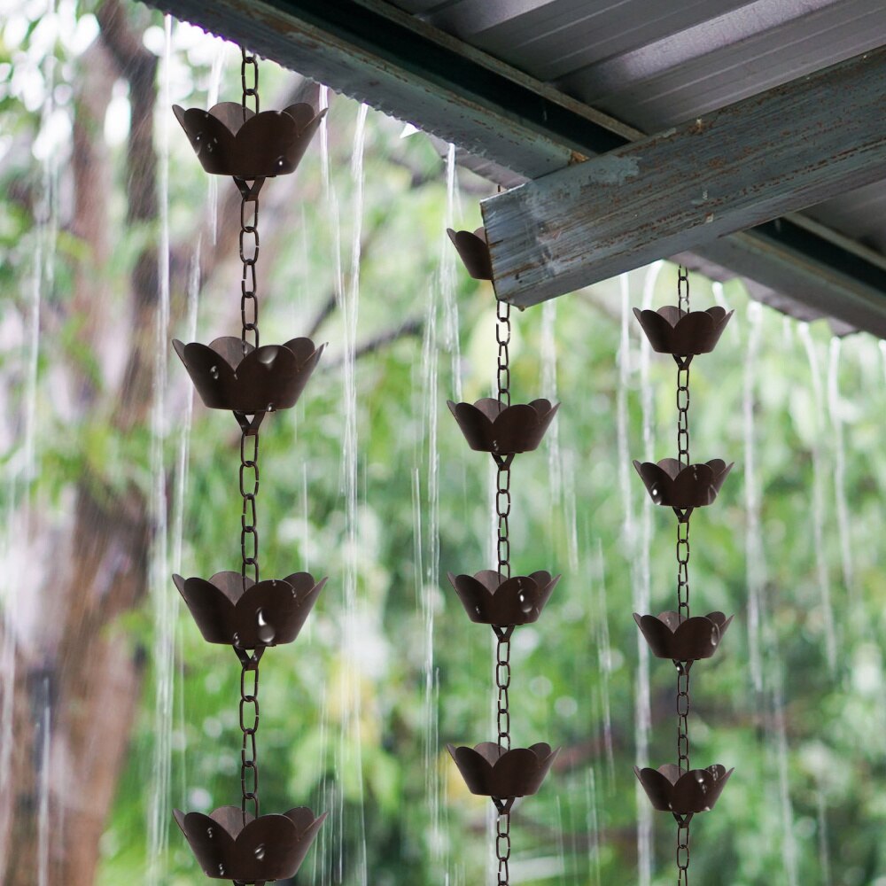 1m Modern Rain Chain Decorative Petal Shape Rain C... – Grandado
