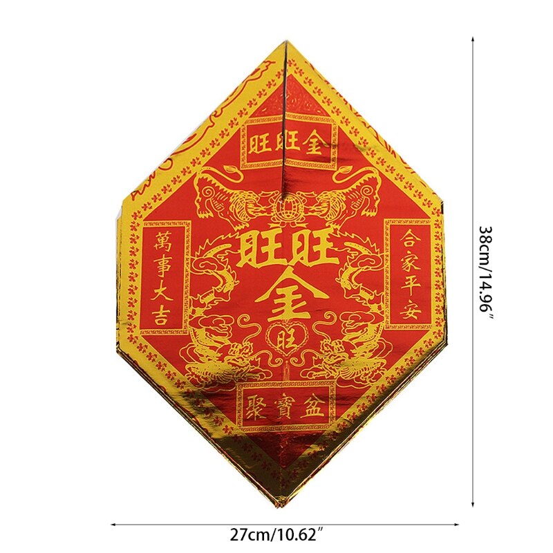 Chinese fragrant paper, gilded lotus cornucopia, b... – Grandado