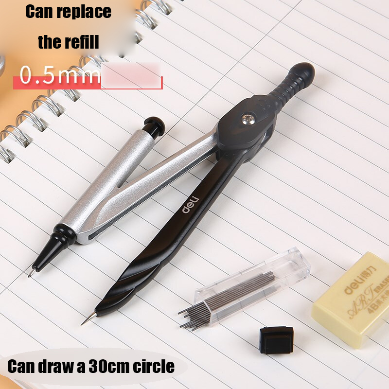 Deli 7pcs Set Plastic+metal Geometry Protractor Dr... – Grandado