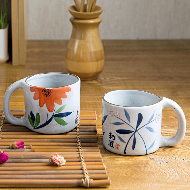 Home style Japanese style tea cup ceramic small fa... – Grandado