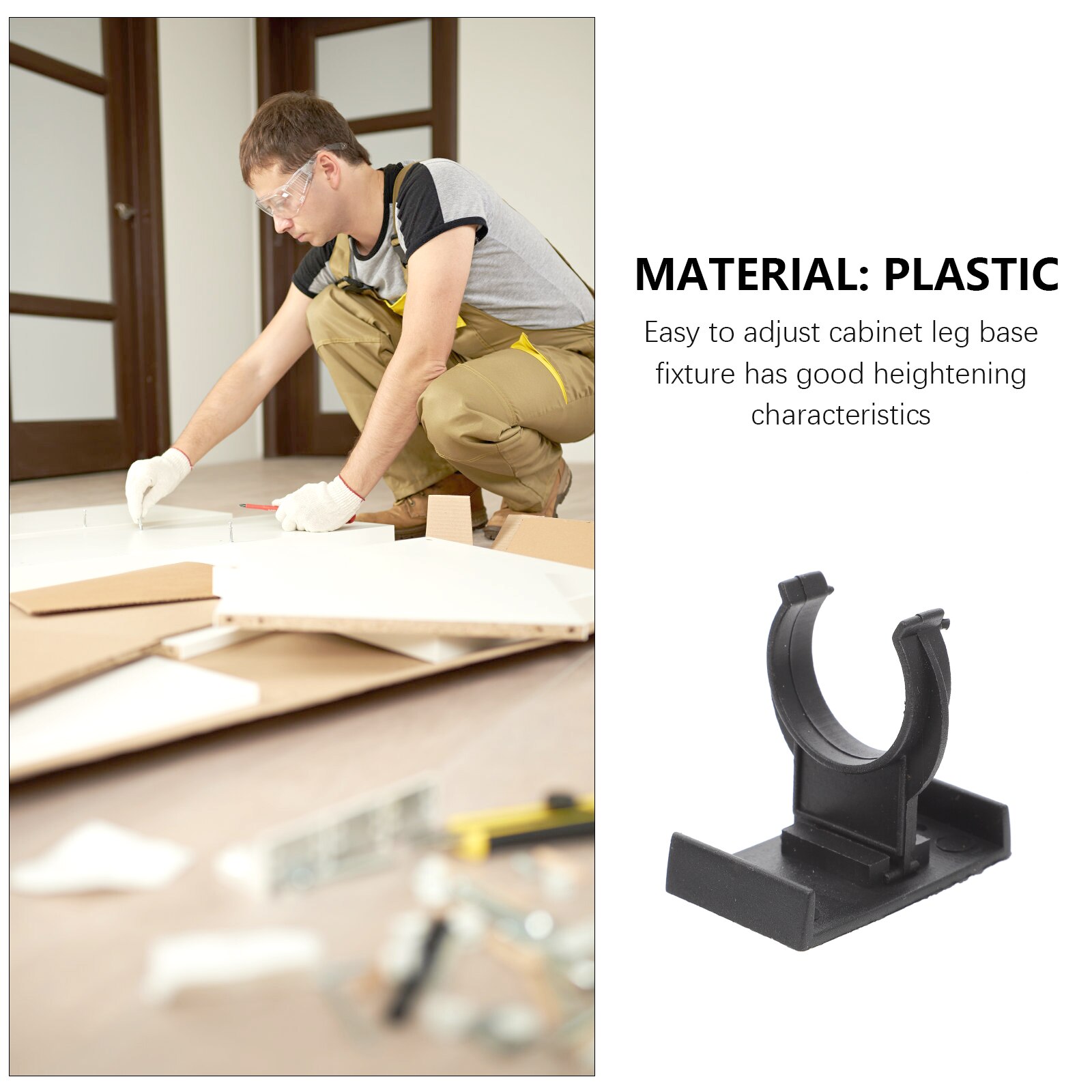 10 Sets Kitchen Plinth Leg Clips Furniture Leg Foo... – Vicedeal