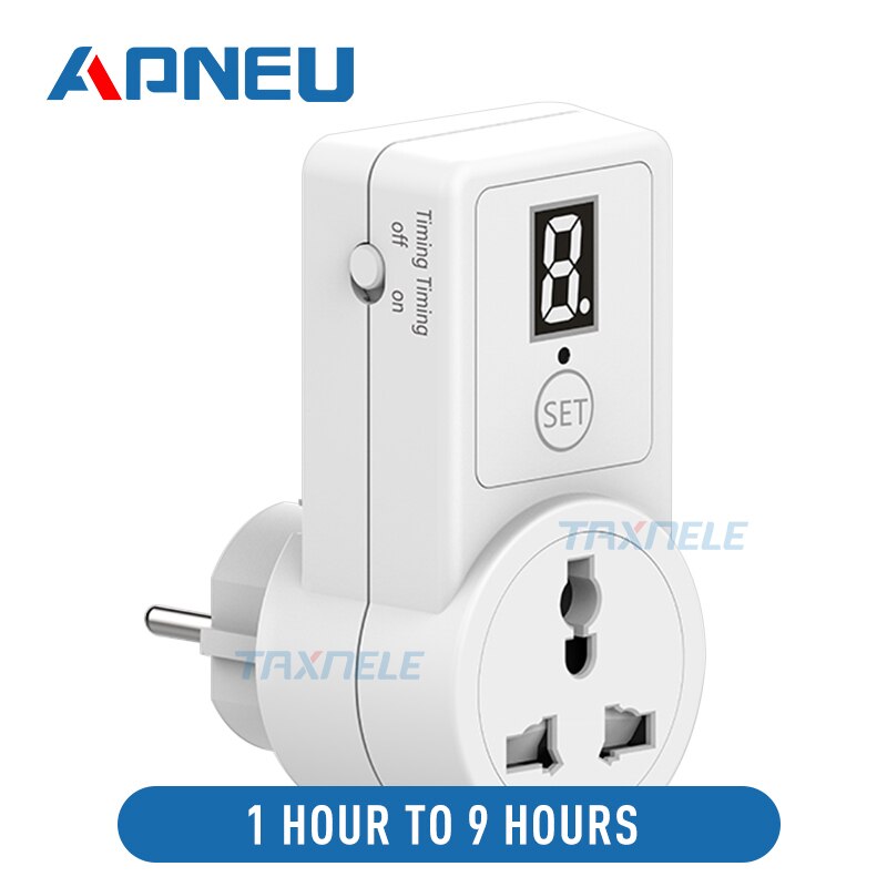 digital Countdown Timer Switch Universal Socket Pl... – Grandado