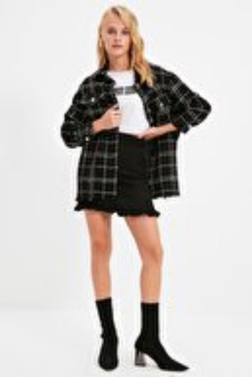 Black Ruffle Mini Rok – Vicedeal