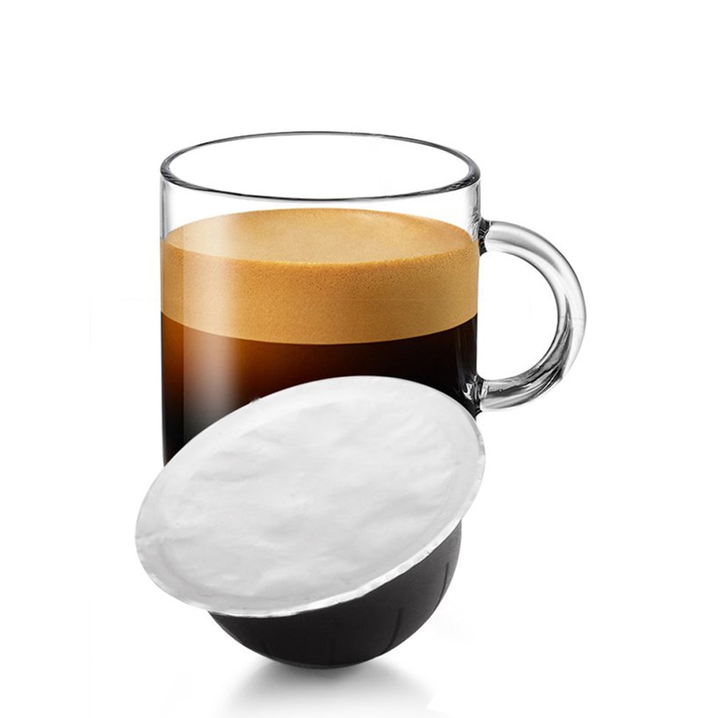 Cápsulas de café Nespresso Vertuo Plus desechables, sello de aluminio ...