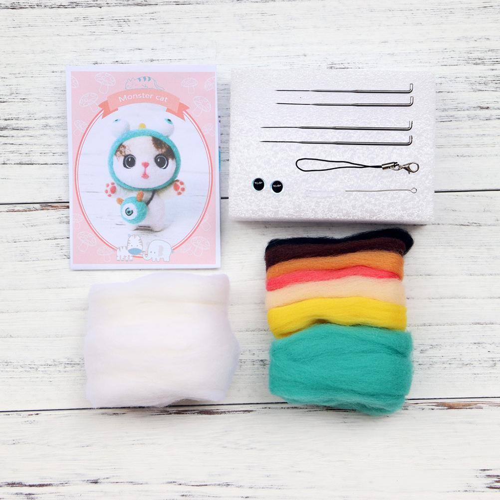 Lovely Doll Wool Felt Craft DIY kit Non Finished P... – Grandado