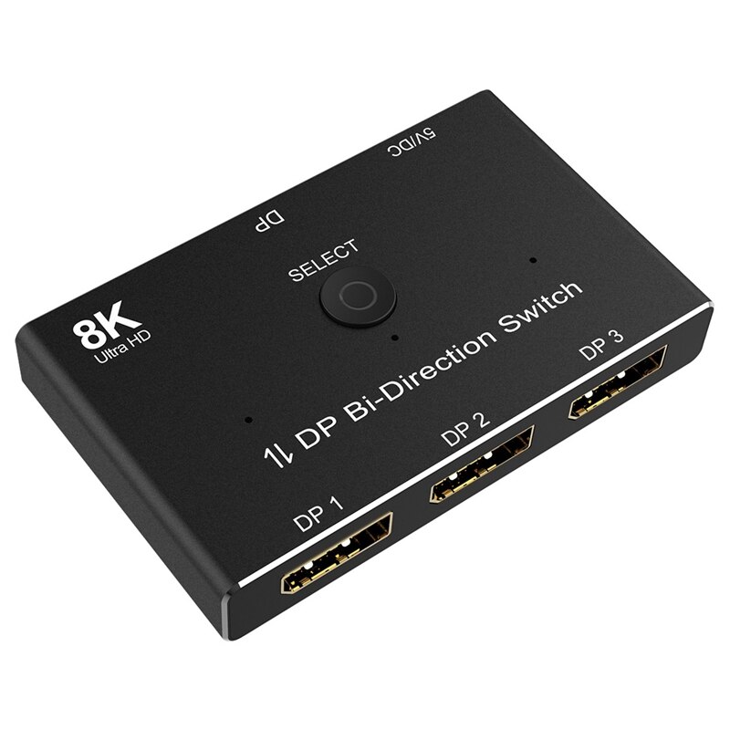 DP 1,4 8K 3X1 Switcher,DP Display Switcher, Unters... – Vicedeal