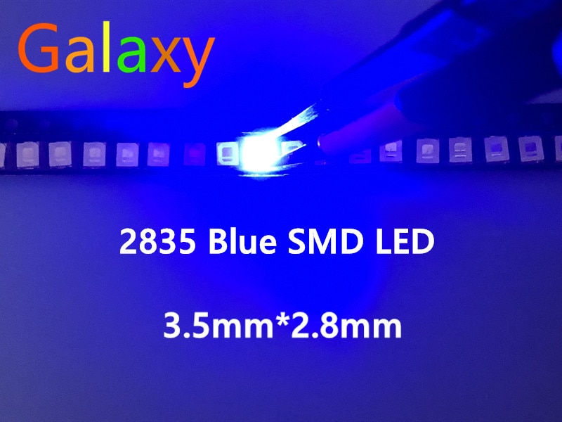 500PCS/lot SMD LED 2835 Blue Light 0.2W 460-465nm ... – Grandado
