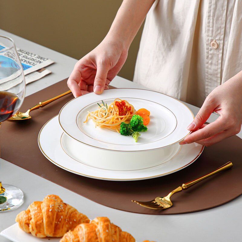 Luxury Table Plates Set Dishes Dinner Serving Full... – Grandado