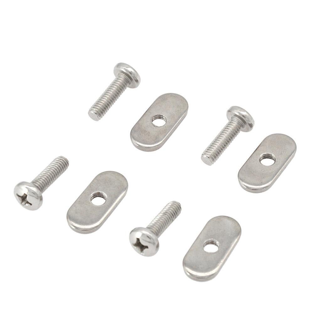 4 Sets Rvs M6 Schroeven + Noten Kajak Track/Rail M... – Grandado