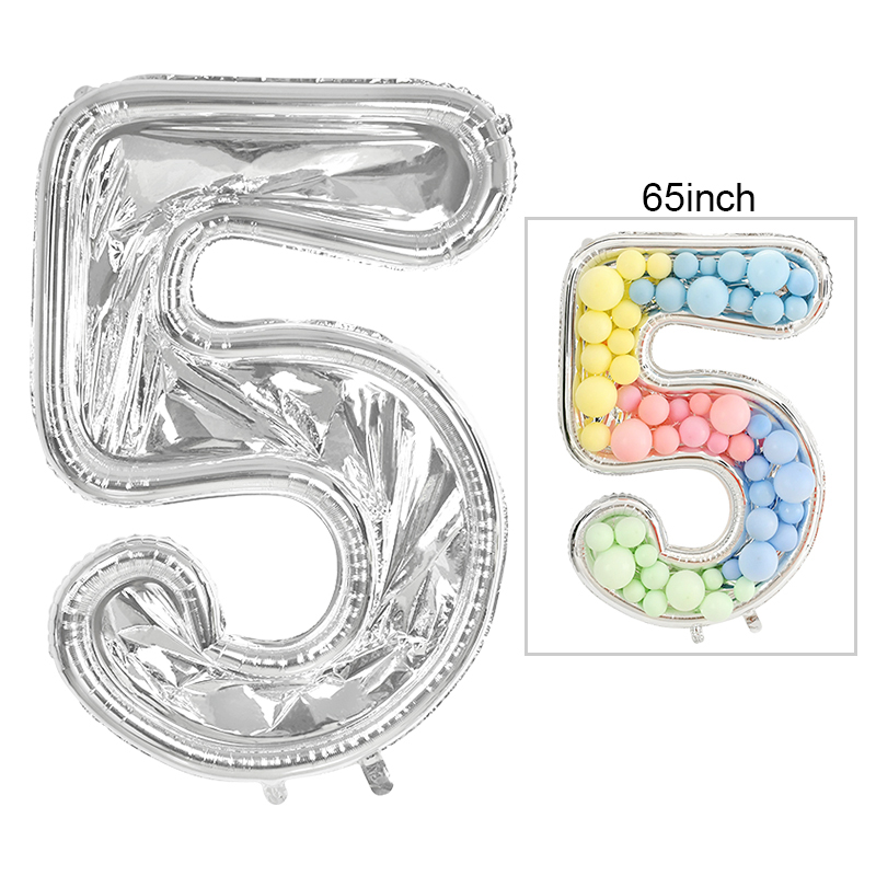 68 inch grote folie nummer ballon DIY vulframe 1e ... – Grandado