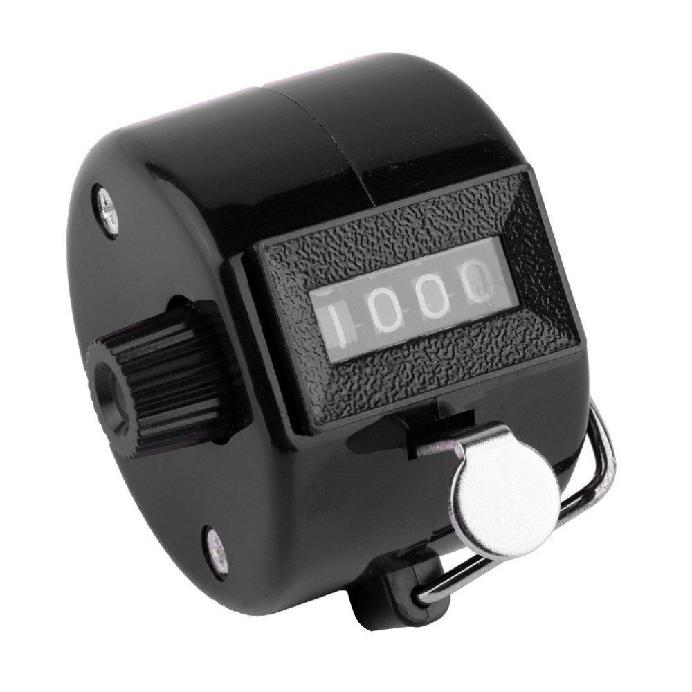 4 Digit Hand Held Tally Counter Manual Palm Clicke... – Vicedeal