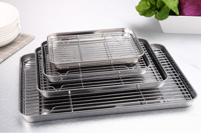 Steamed Plate of 304 Stainless Steel Square Plate ... – Grandado