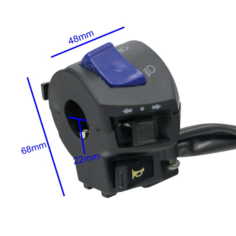 MoFlyeer Motorcycle 22mm Handlebar Left Right Swit... – Vicedeal