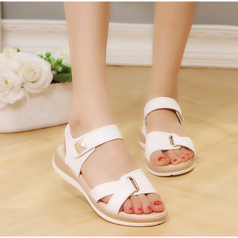 Women's Hook&Look Sandals Women Summer Casual Shoe... – Grandado