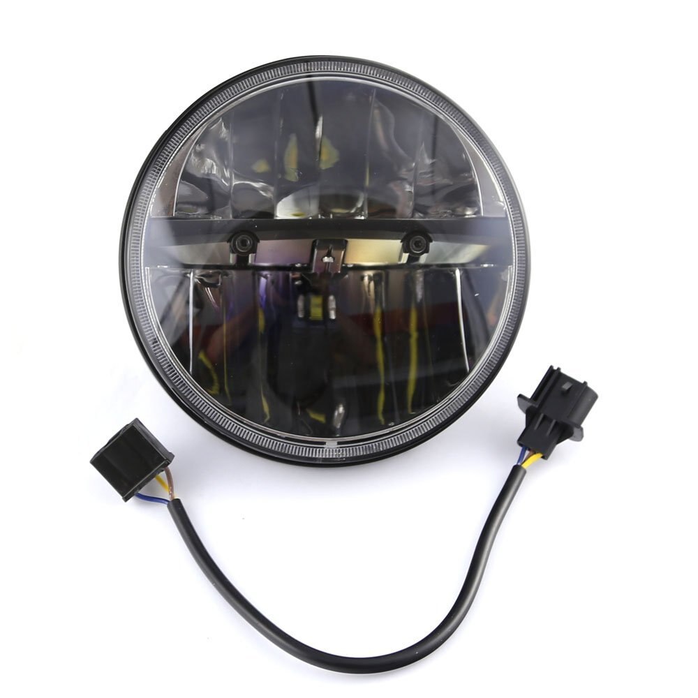 Faro moto 7 pollici rotondo Led Hi-Lo fascio faro ... – Grandado