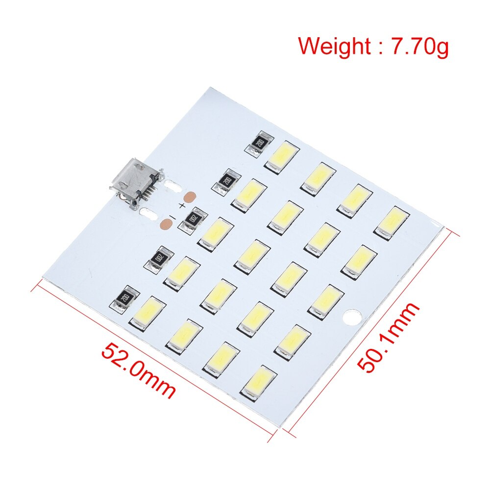 5730 Smd 5V 430mA ~ 470mA Wit Mirco Usb 5730 Led V... – Vicedeal