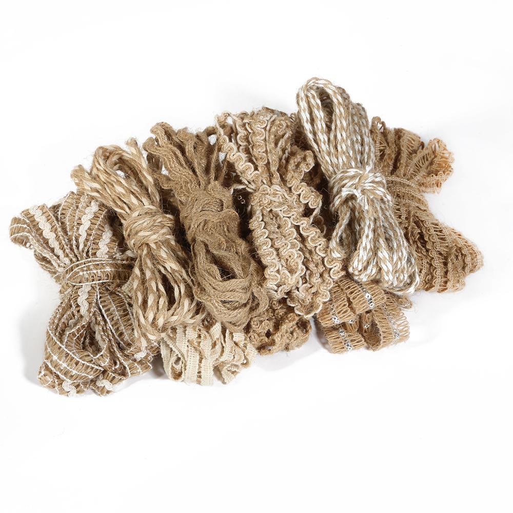 5M Natural Burlap Hessian Jute Twine Burlap For Pa... – Grandado