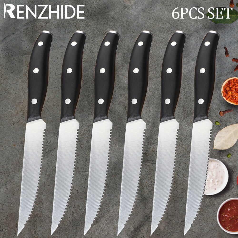 RZD 4.5 INCH Steak Knife Cutlery Set Stainless Ste... – Vicedeal