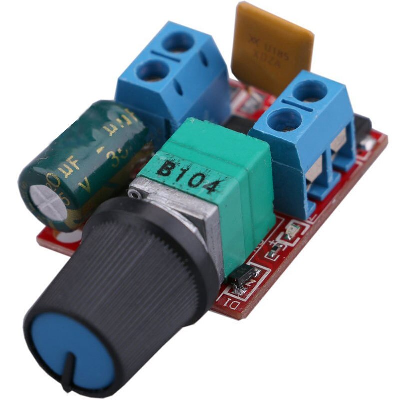 Mini 5A Pwm 90W Dc Motor Speed Controller Module -... – Grandado