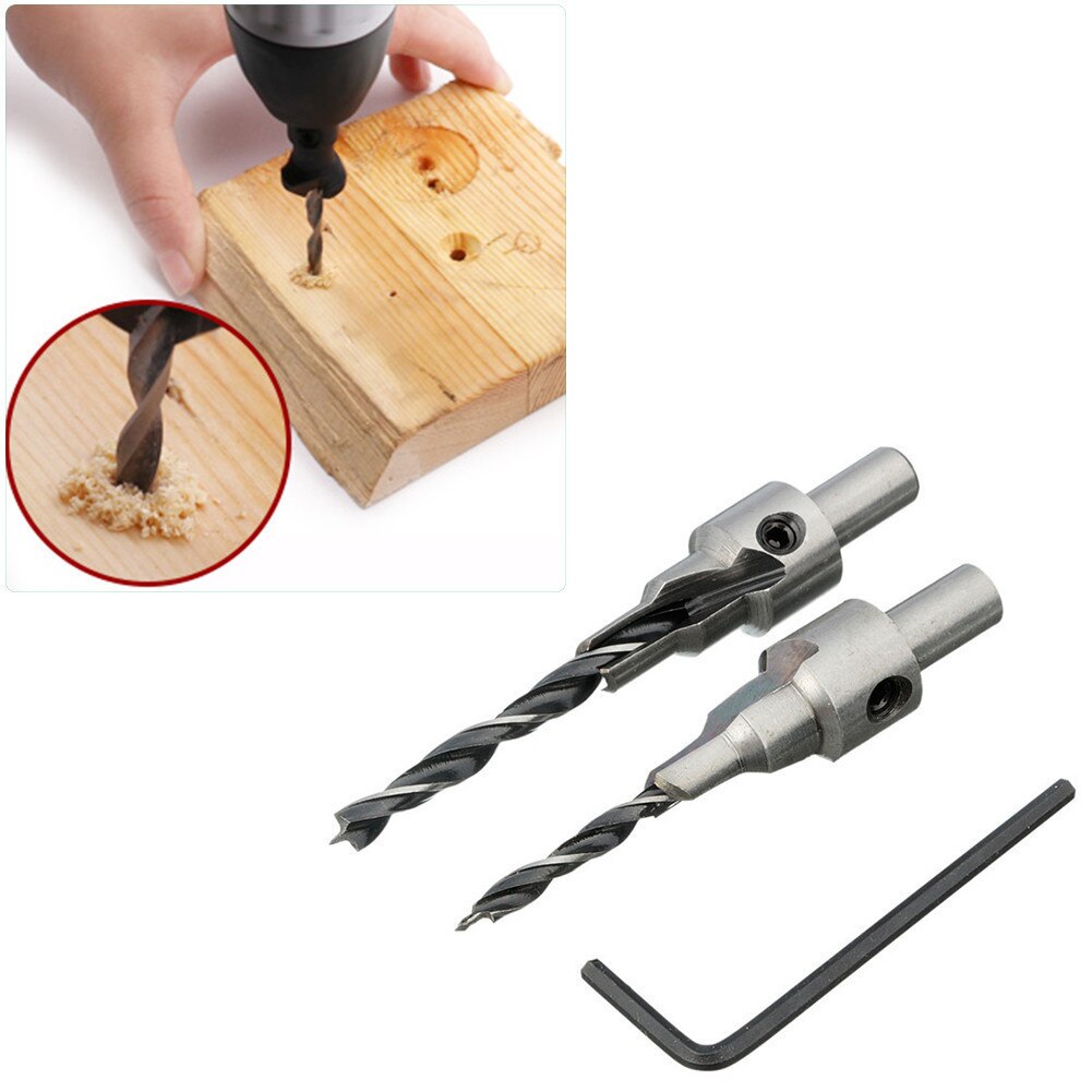 1Set/3Pcs Pilot Boren 8Mm Shank Countersink Boren ... – Vicedeal