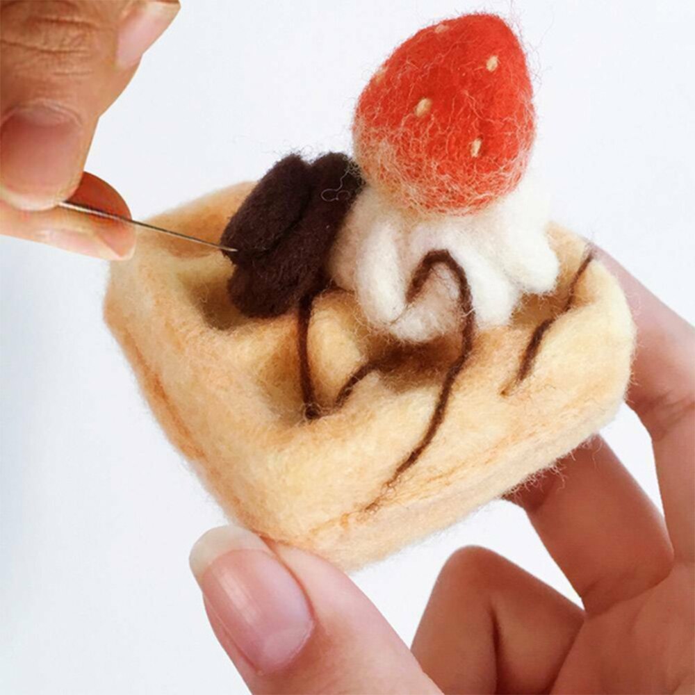 50pcs/Set DIY Wool Felt Kit Handle Wool Wet Feltin... – Grandado