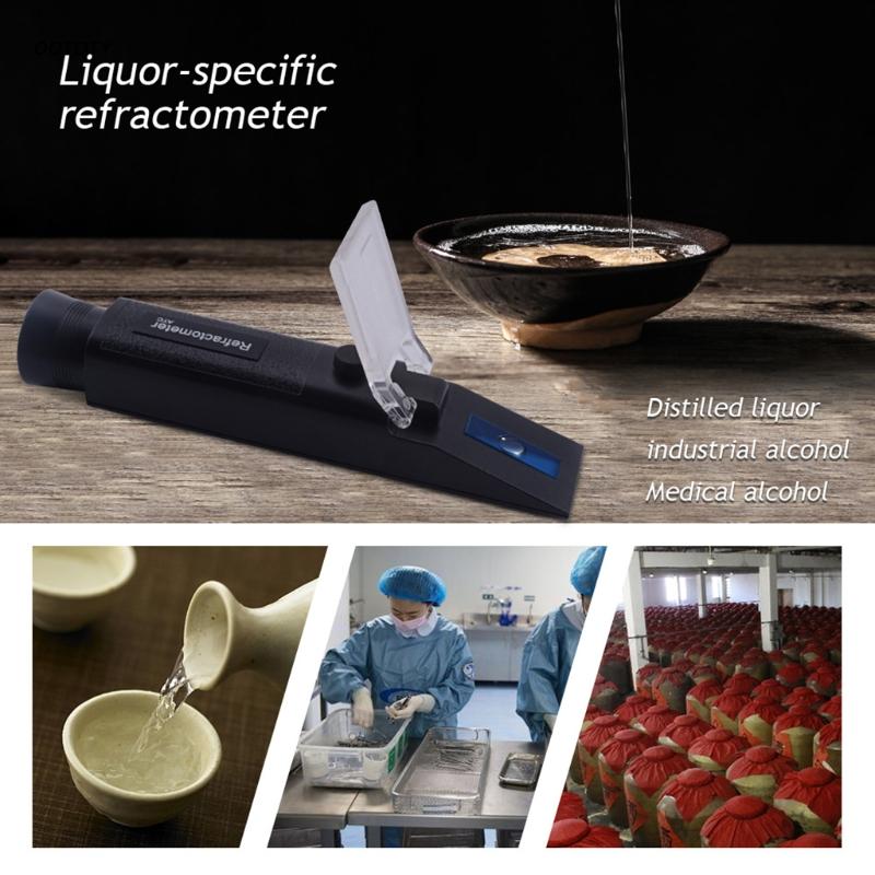 Lightweight Refractometer with ATC 0-32％ Liquor Al... – Vicedeal