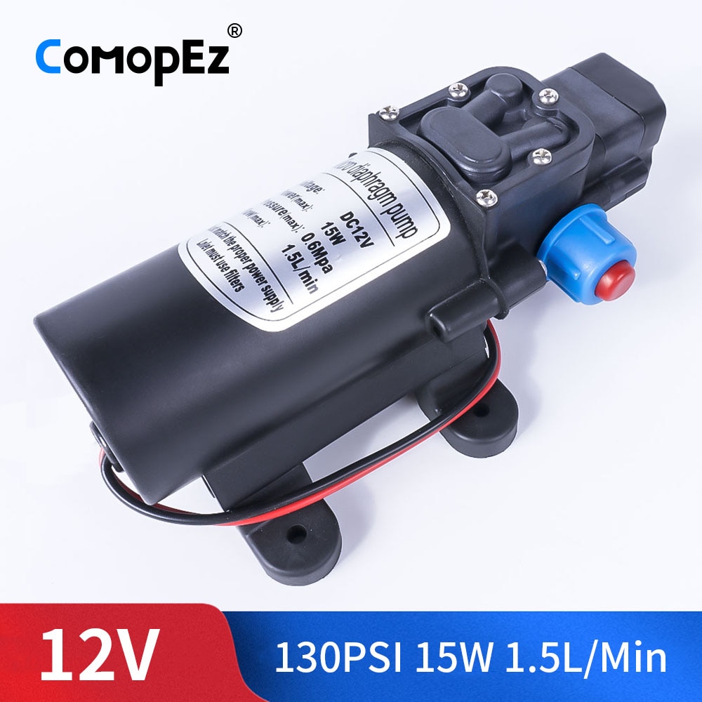 Mini DC 12V 15W 130PSI 5L / Min Water High Pressur... – Grandado