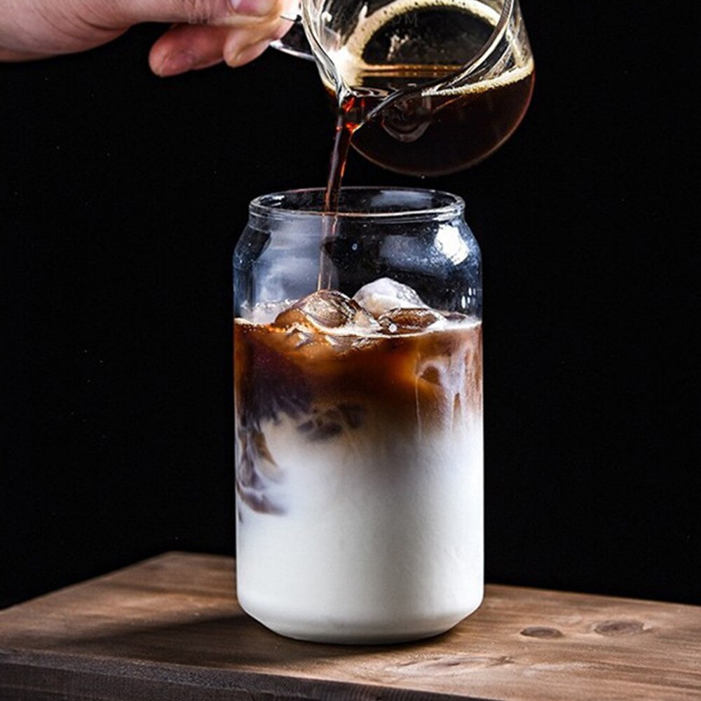 Creatieve Glazen Beker Kan Vorm Thee Sap Melk Beke... – Grandado