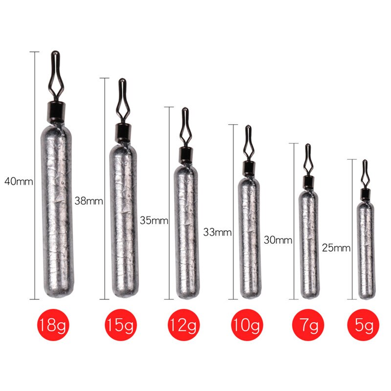 Best! 5PCS Fishing Lead Sinker Set Tool Pike Perch... – Grandado