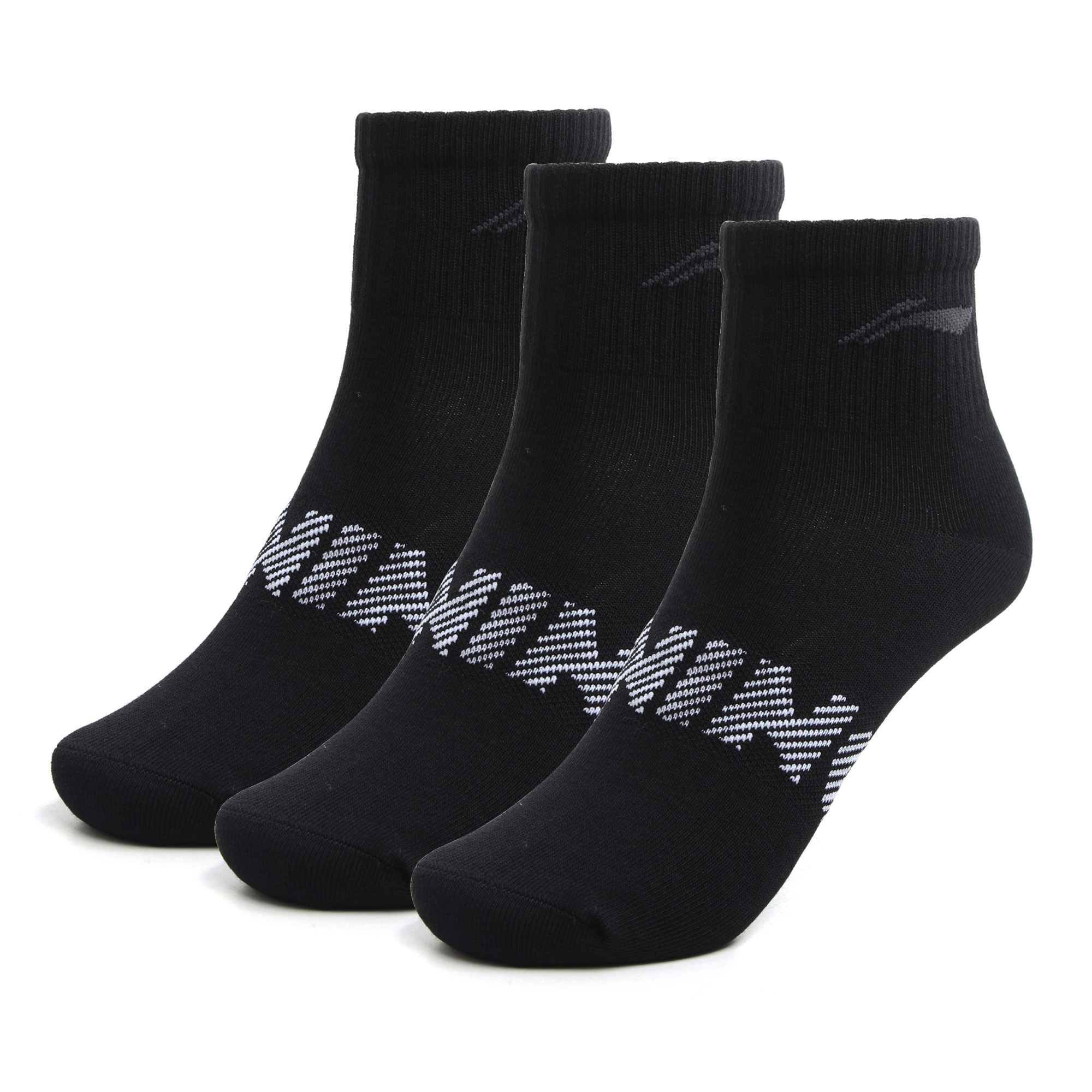Li-Ning Unisex 3Pairs Socks Sports Style Men Women... – Grandado