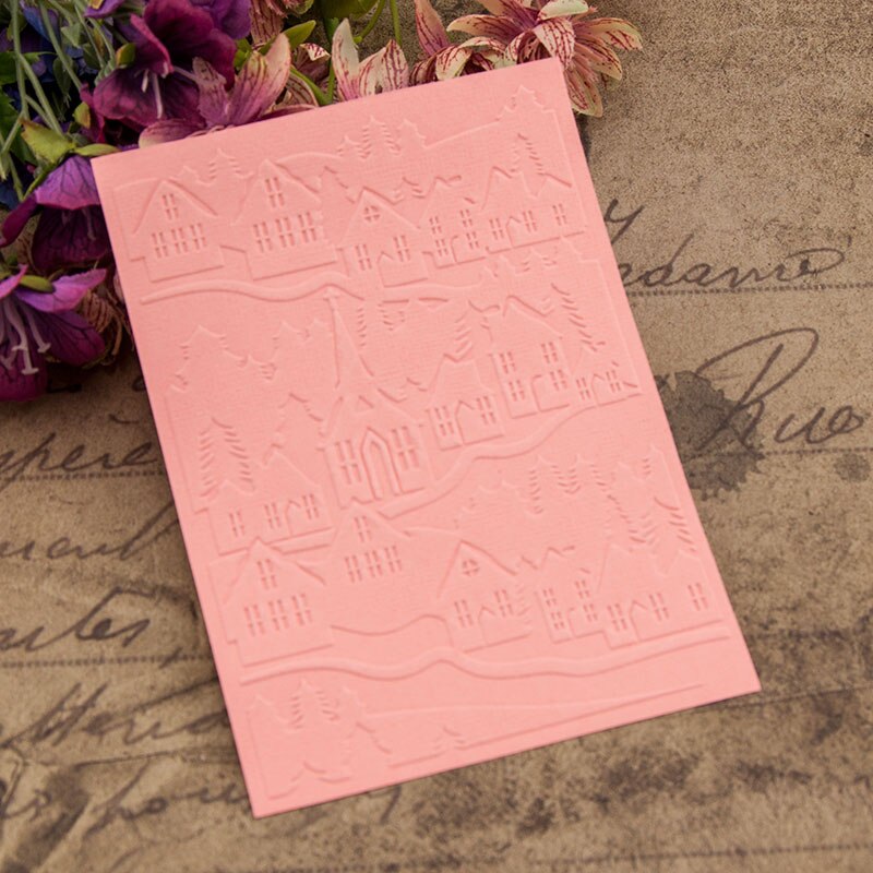 House Plastic Embossing folders Background Templat... – Grandado