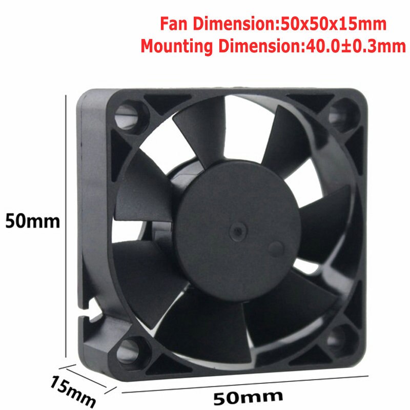 2pcs Gdstime DC 5V 12V 24V 2Pin 5cm Plastic 5010S ... – Vicedeal