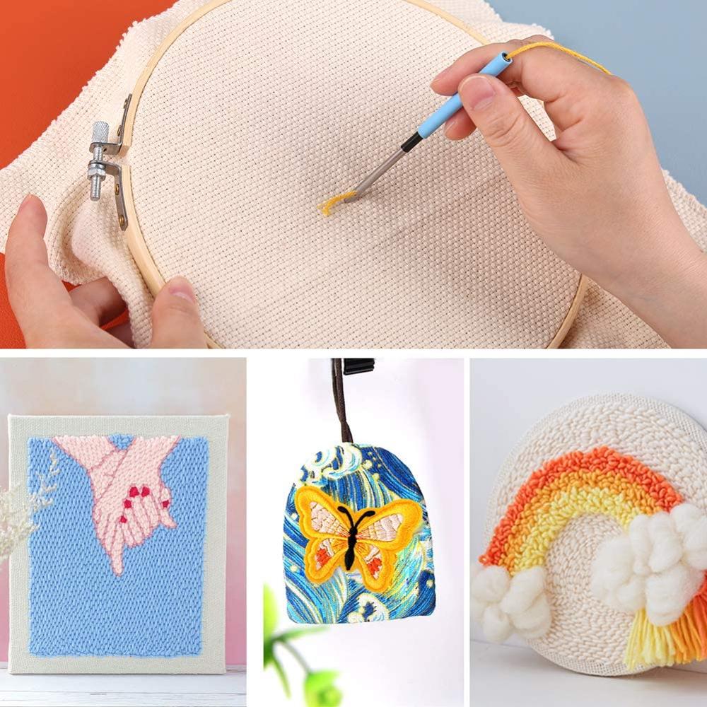 LMDZ 59 Pcs Punch Needle Set, Embroidery Beginner ... – Grandado