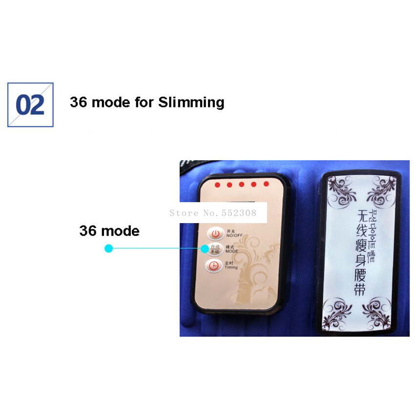 Vibration Fitness Massager 36 Mode Double Infrared... – Grandado