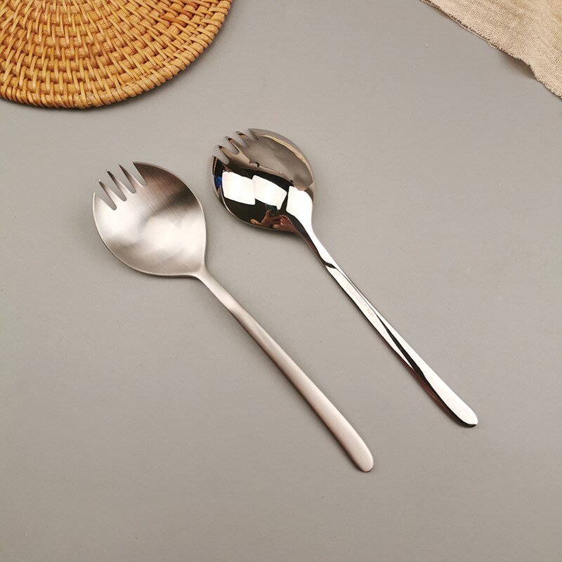 Stainless Steel Long Handle Dinner Fork Korean Rai... – Grandado
