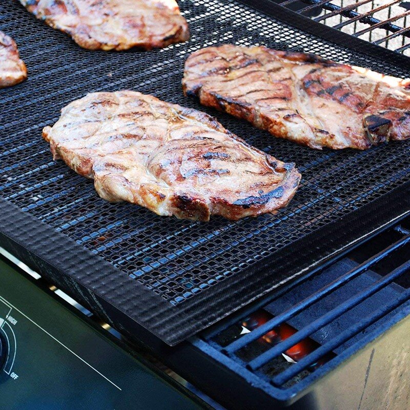 2 Grill Grill Cover Pads Reusable Grill Nets for I... – Grandado