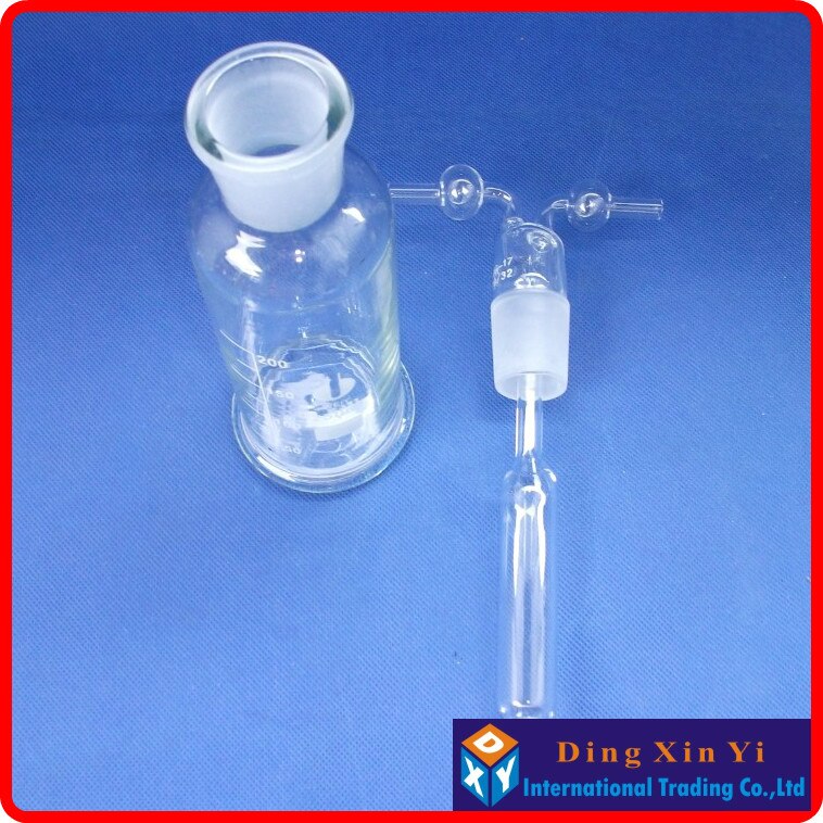(2 pieces/lot) 250ml Lab Glass Gas Washing Bottle ... – Vicedeal