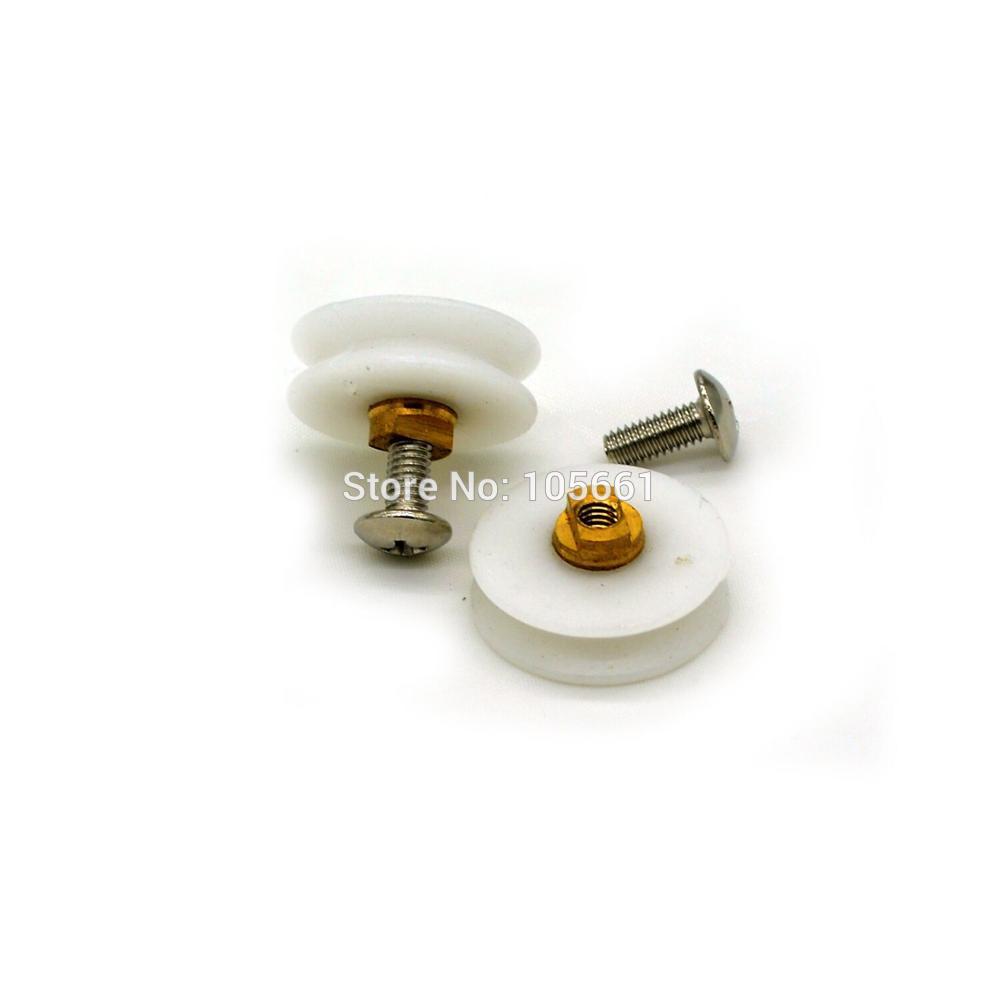 8 x Replacement Shower Door ROLLERS U Groove Type ... – Vicedeal