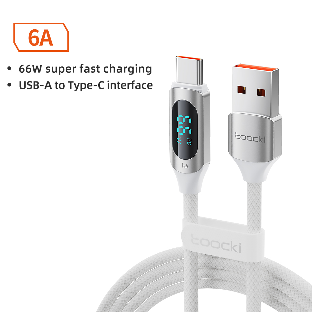 Toocki Kabel typu C do typu C 100W PD Szybkie łado... – Vicedeal