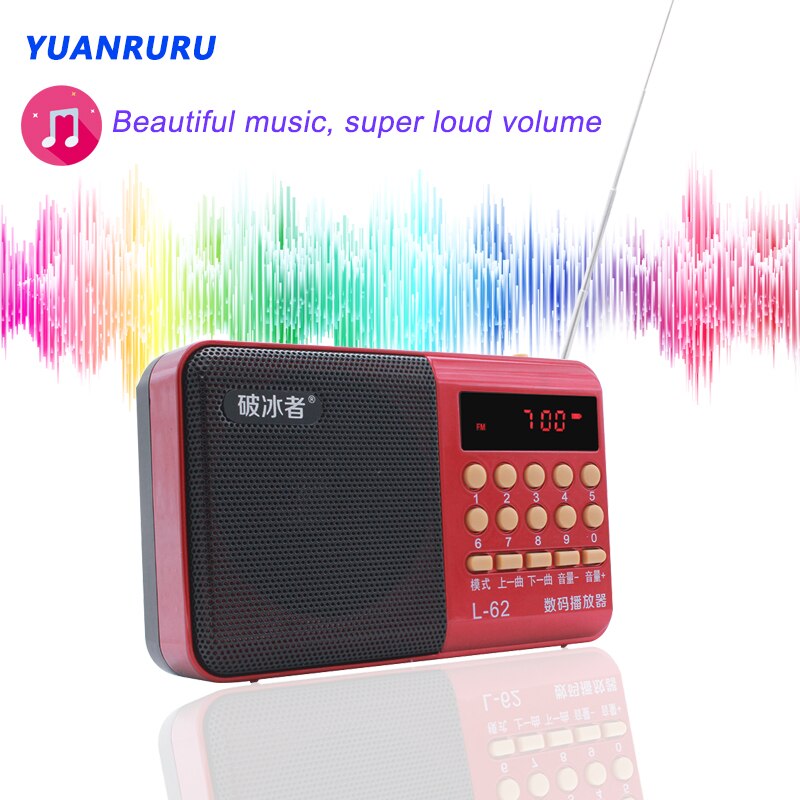 Mini Draagbare Radio Handheld Oplaadbare Speaker S... – Grandado