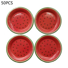 50pcs the cute disposable paper plates Christmas d... – Grandado