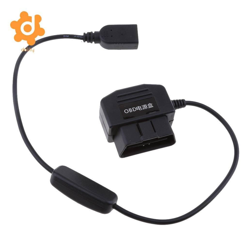 dolity 12V/36V to 5V/2A Car Power Inverter USB Female OBD Step Down ...