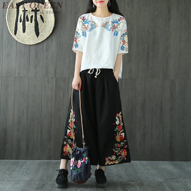 Camisa blusa China ropa tradicional China para muj... – Grandado