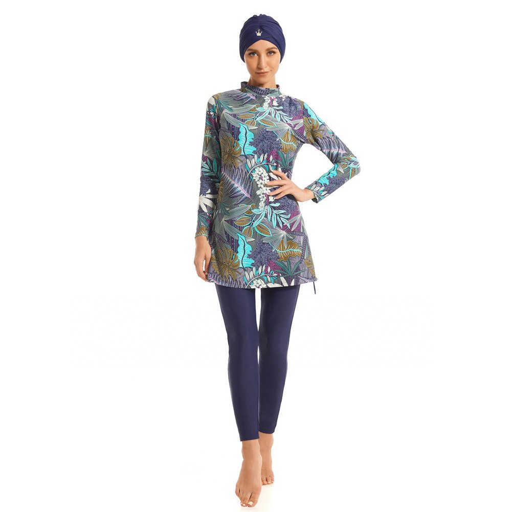 TaoBo 3PCS Women Muslim Swimwear Suit Full Coverag... – Grandado